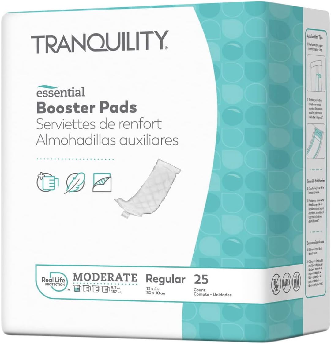 Amazon.com: Tranquility Essential Booster Pads, Heavy 25 Count : Health ...