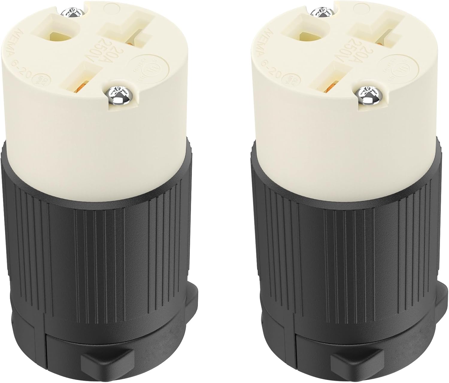 UL Listed NEMA 6-20R Female Electrical Outlet Drop Cord Extension Cord Ends Replacement 20 Amp ...