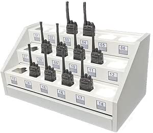 Amazon.com: Handheld Radio Holder Tool Storage Cabinet,Walkie Talkie ...