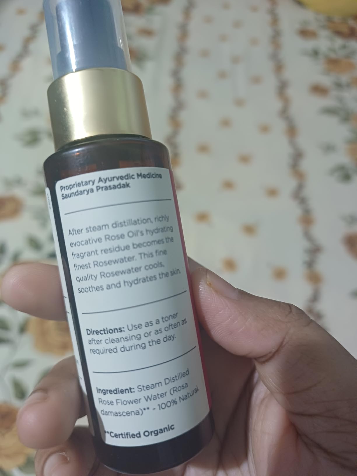 Forest Essentials Pure Rosewater (Toner) Facial Tonic Mist | Hydrating ...