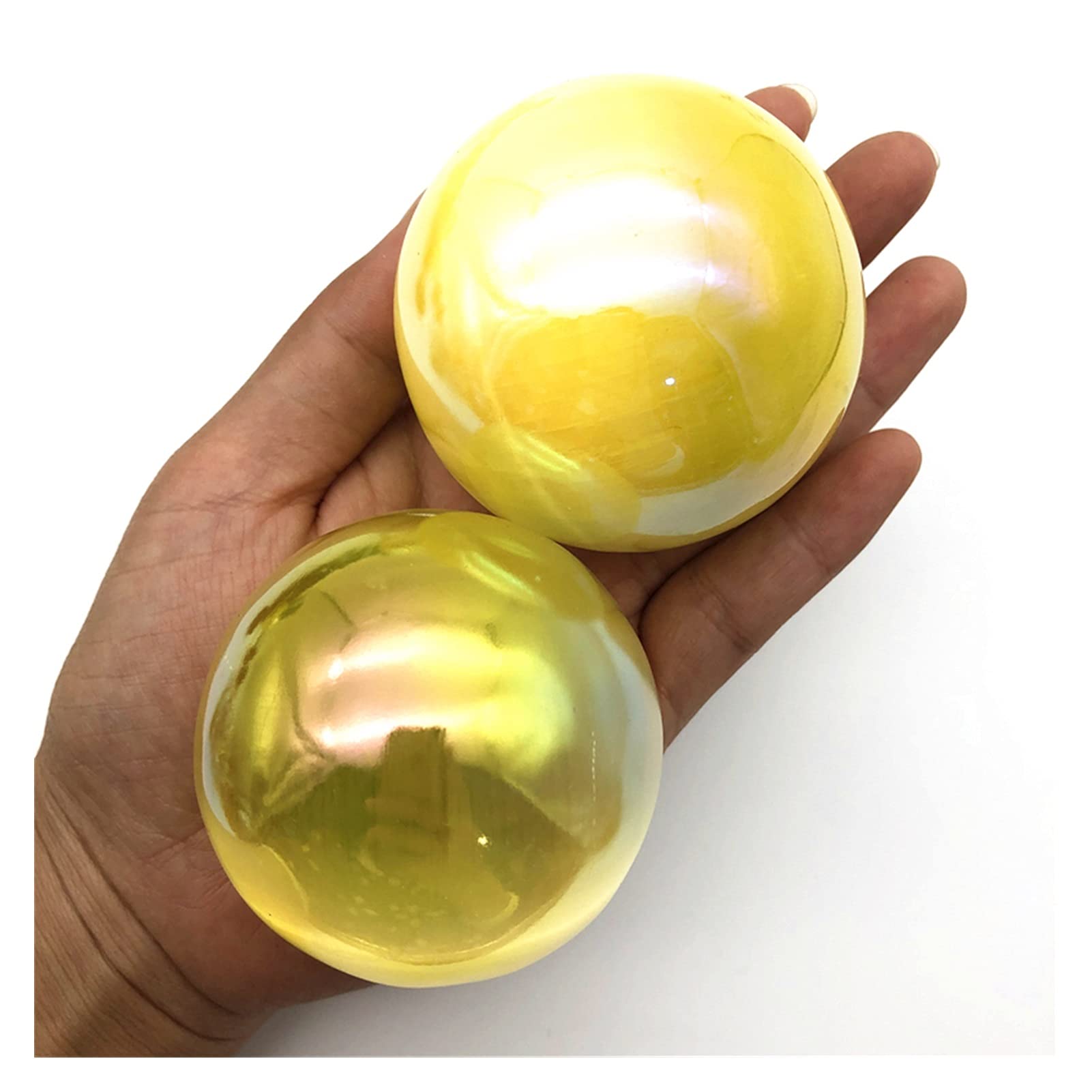 Yellow Marble Ball