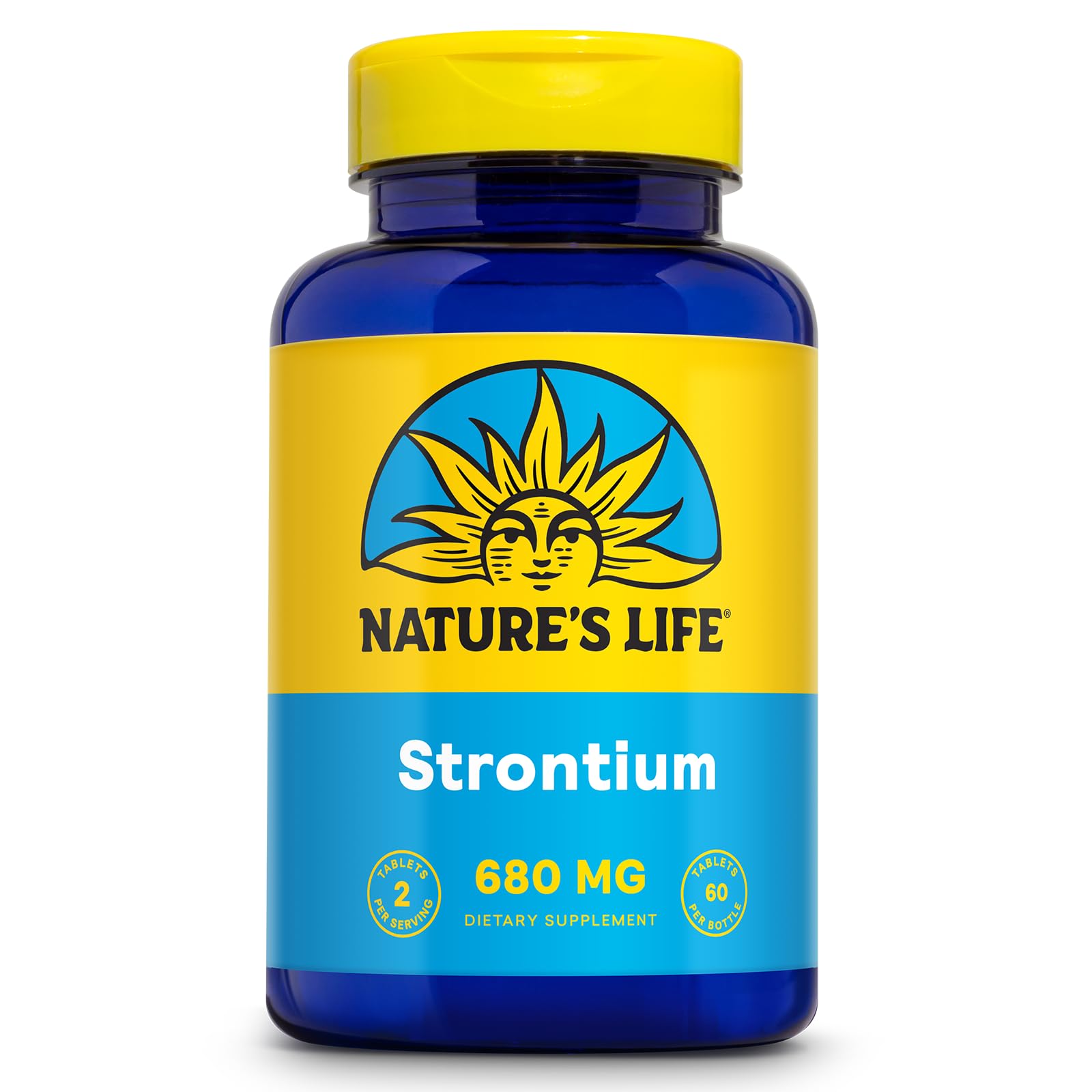 Amazon.com: NATURE'S LIFE Strontium Citrate 680mg - Chelated Strontium ...