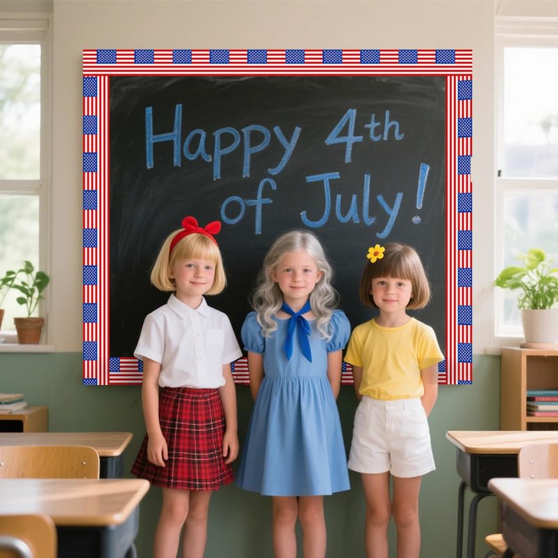 Snapklik.com : 32.8 Feet 4th Of July Bulletin Board Borders, American ...
