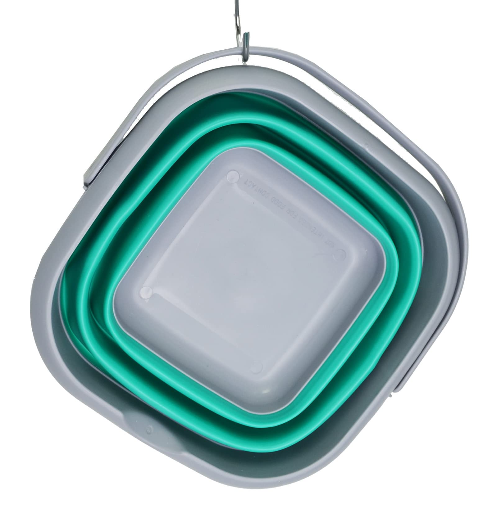 Foldable Square Water Pail Portable 8.5L 5 5l Collapsible Square Handy ...