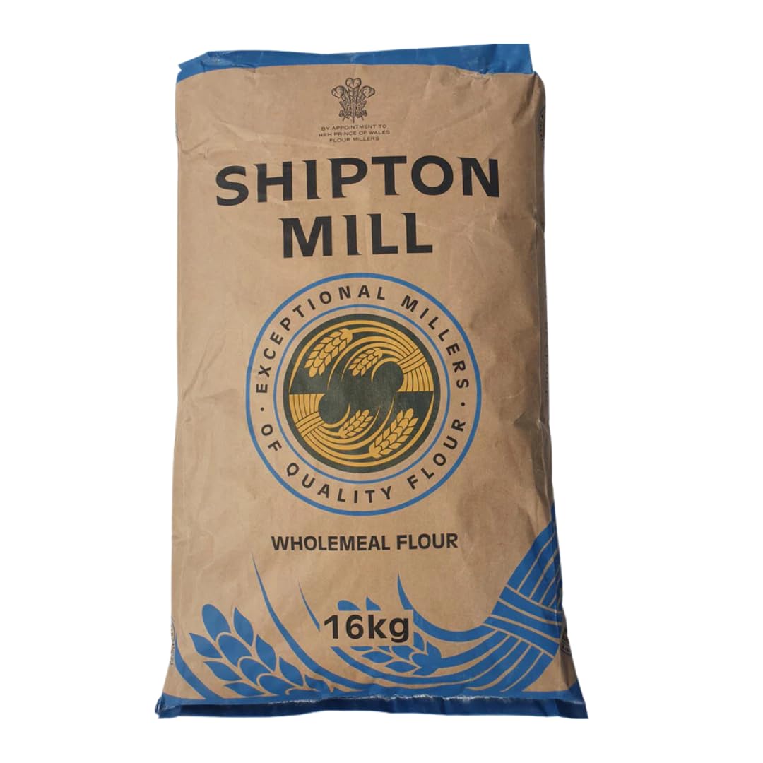 Shipton Mill Wholemeal Flour 16kg - Strong Baker's Wholemeal Flour from ...