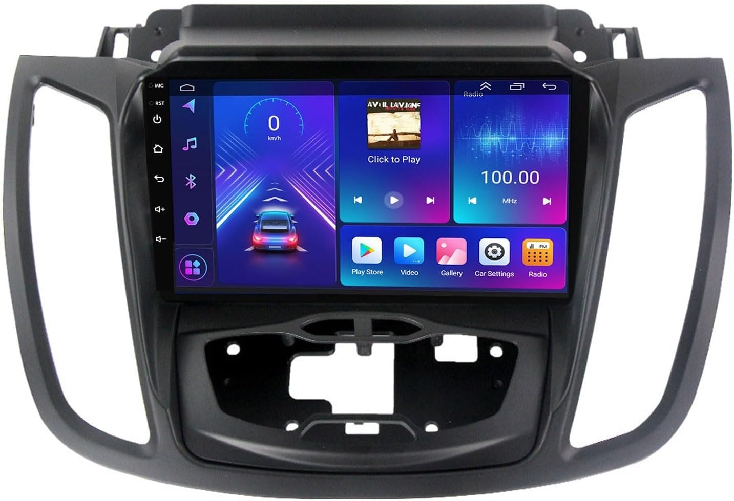 BCBSYCJP Autoradios Auf EIN Android 14-Navi-Display für Ford Kuga 2 Escape 3 2012-2019 Navi ...