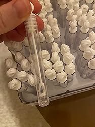 Amazon.com: 200 Pack Mini Bubble Wands, White Bubble Stick Toy Bulk for ...