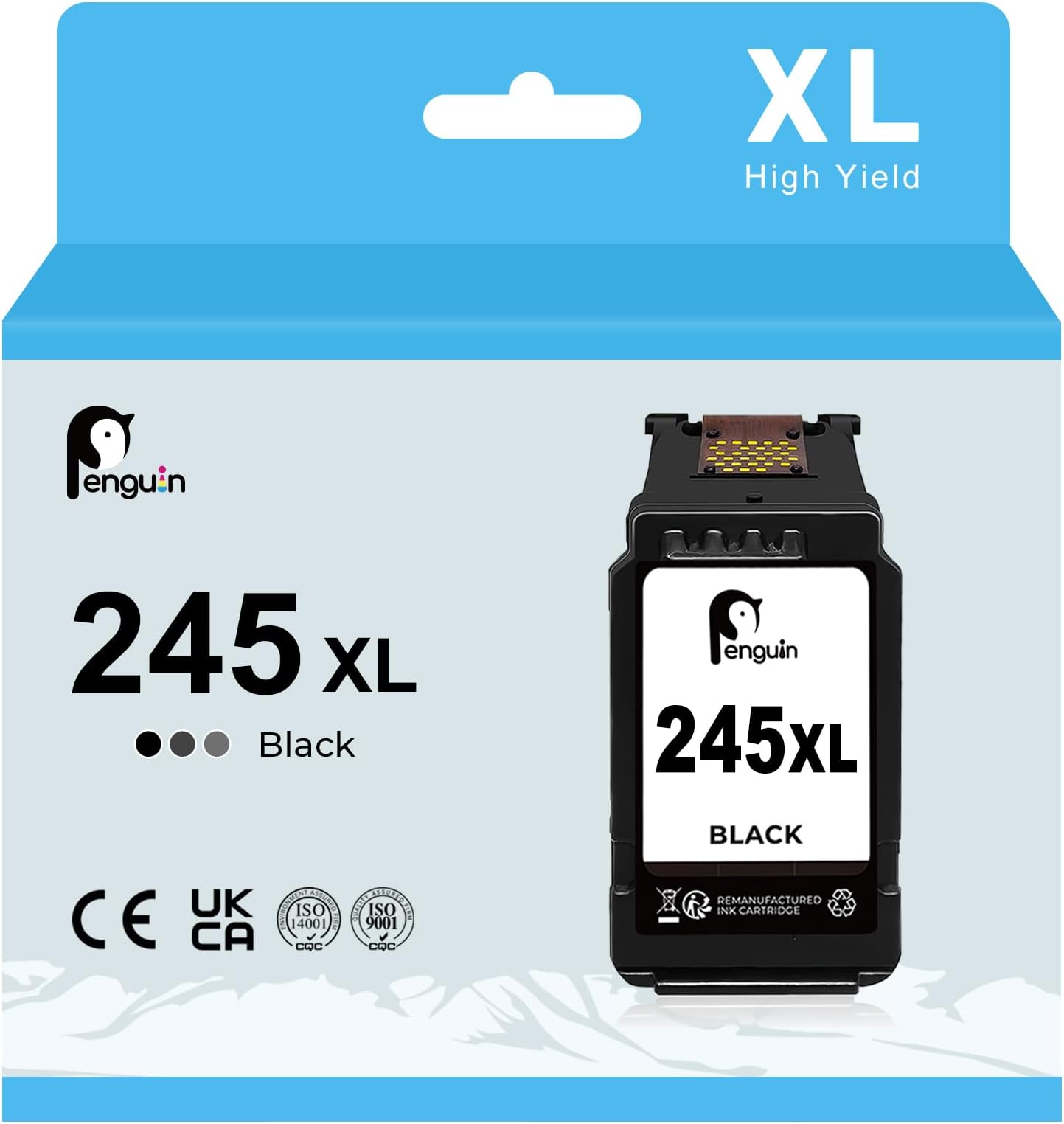 Penguin 245XL Black Ink Cartridge For Canon Pixma TR4527 TS3400 TS3420 ...