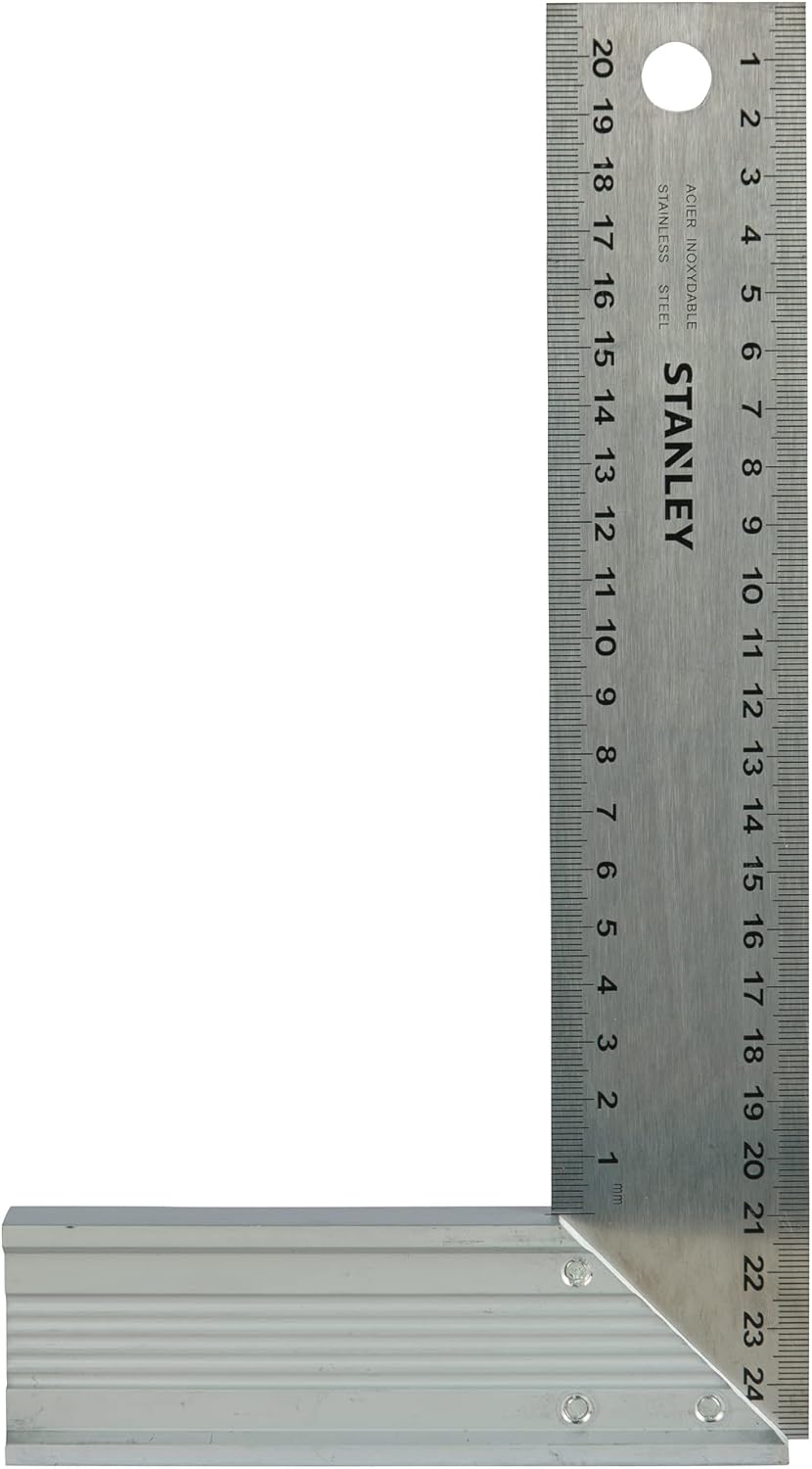 Stanley Aluminium Try Square 250Mm 1 45 685 : Amazon.co.uk: DIY & Tools