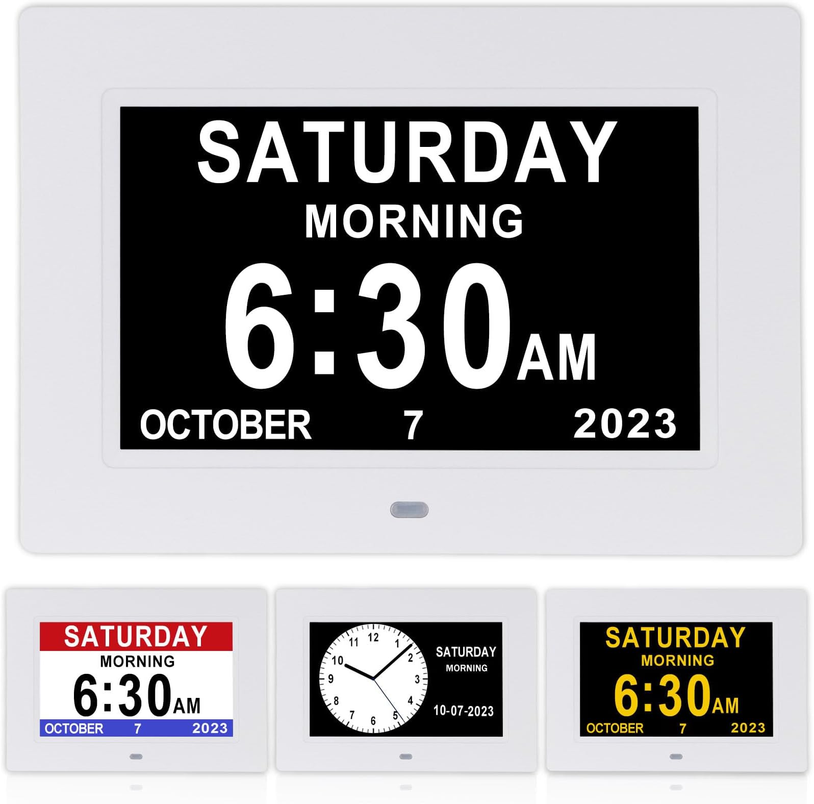 Amazon.com: SSINI Digital Calendar Alarm Day Clock Large Display Clock ...