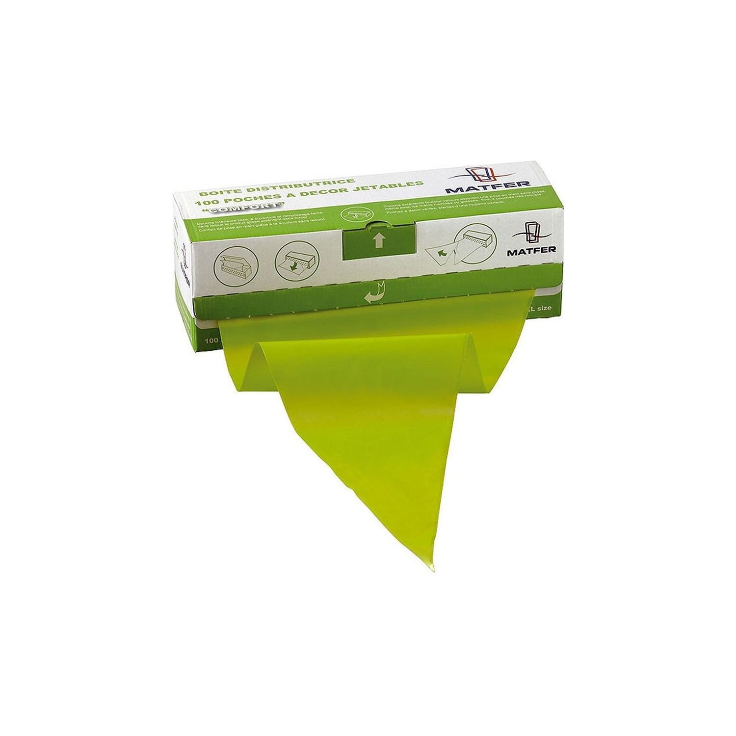 BOITE DISTRIBUTRICE 100 POCHES A DECOR JETABLES COMFORT : Amazon.fr ...