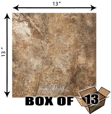 Marazzi Vesale Stone Rust 13" x 13" Porcelain UF2MN - Ceramic Tiles ...