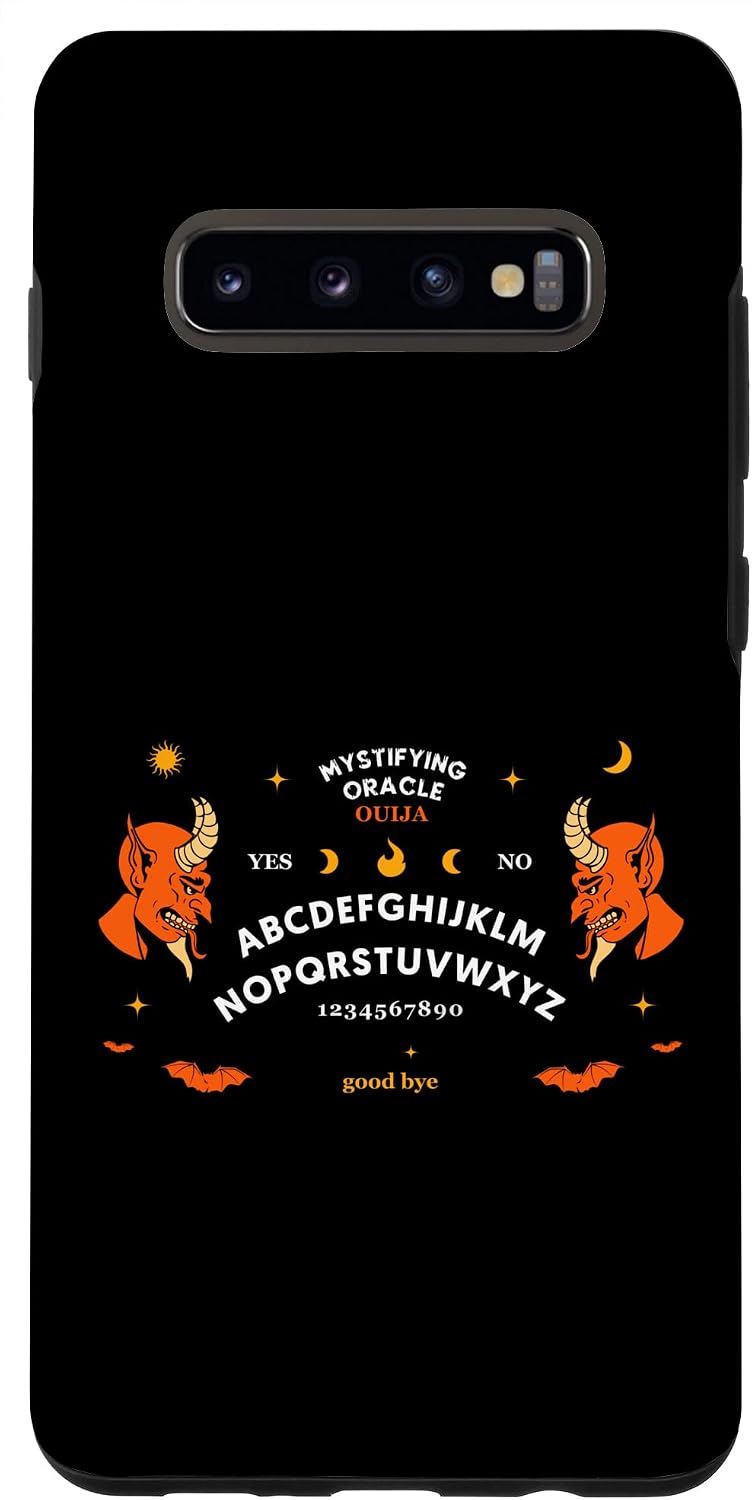 Galaxy S10+ Ouija Board Occult Devil Horror Halloween Art Design Case ...
