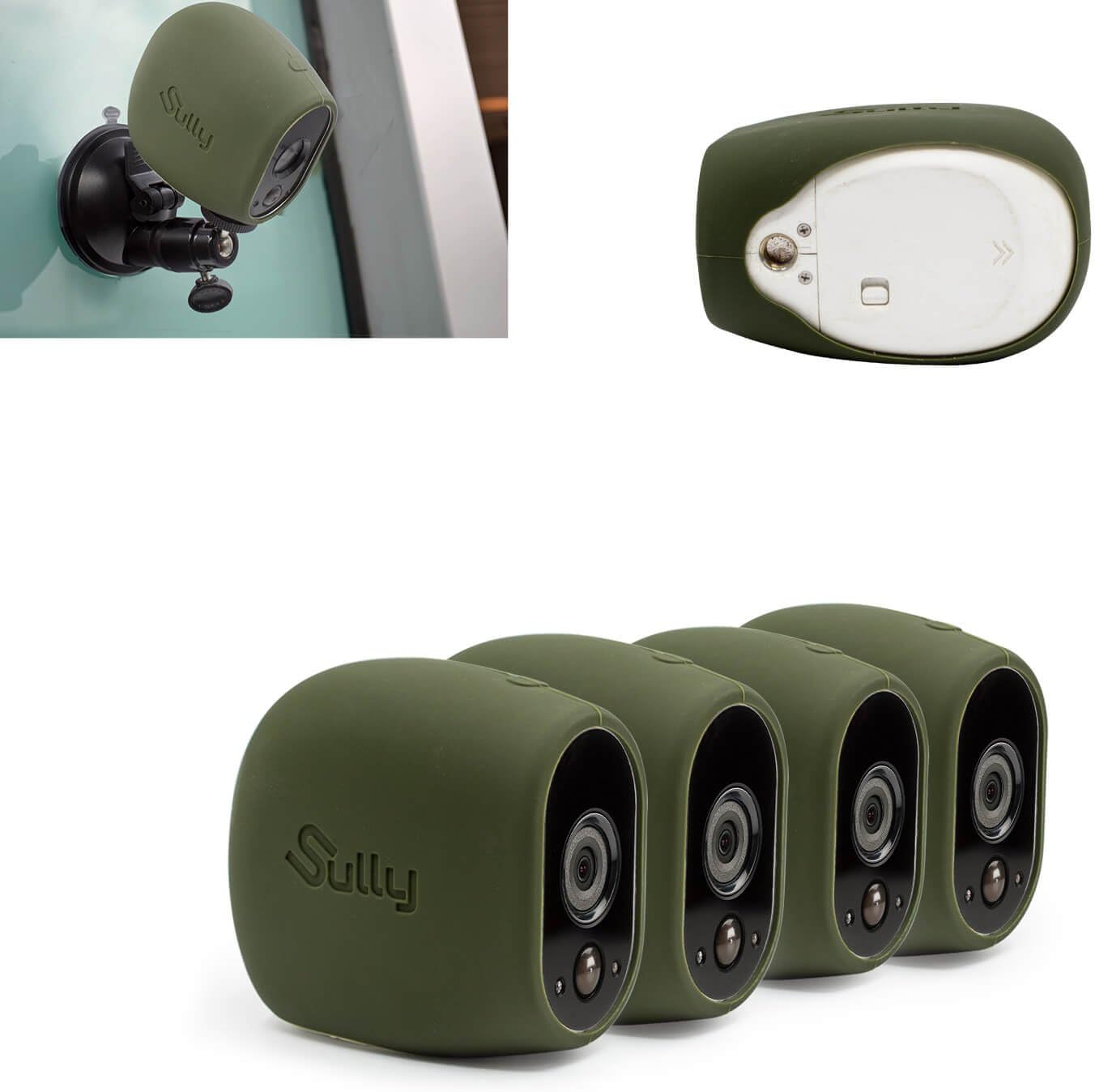 Amazon.com : Silicone Skins for Arlo HD (4 pcs Green) for Arlo HD ...