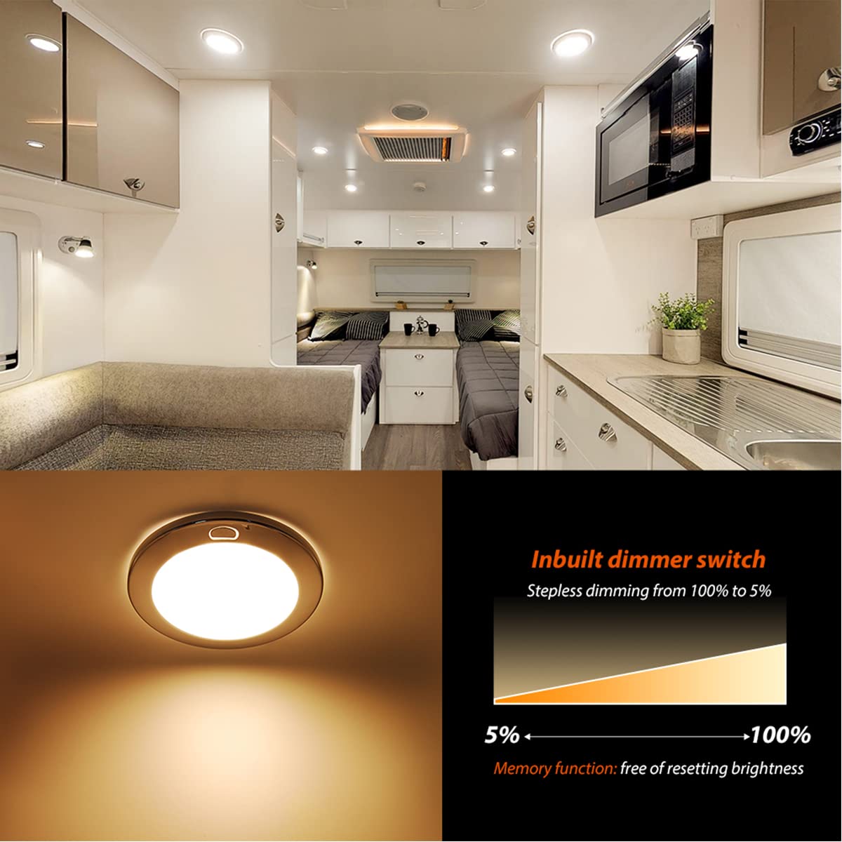 Motorhome Interior Lights Best LED Lights For A Camper Van LEDSupply