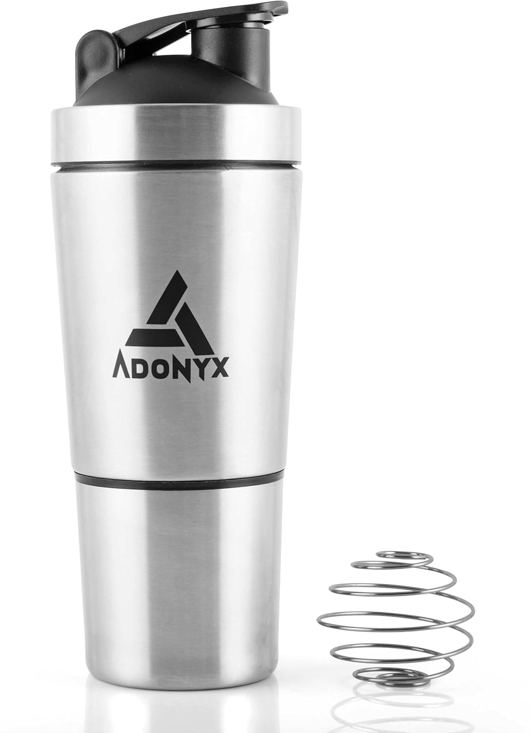 Adonyx Stainless Steel Protein Shaker Bottle | Gym Shaker | Sipper ...