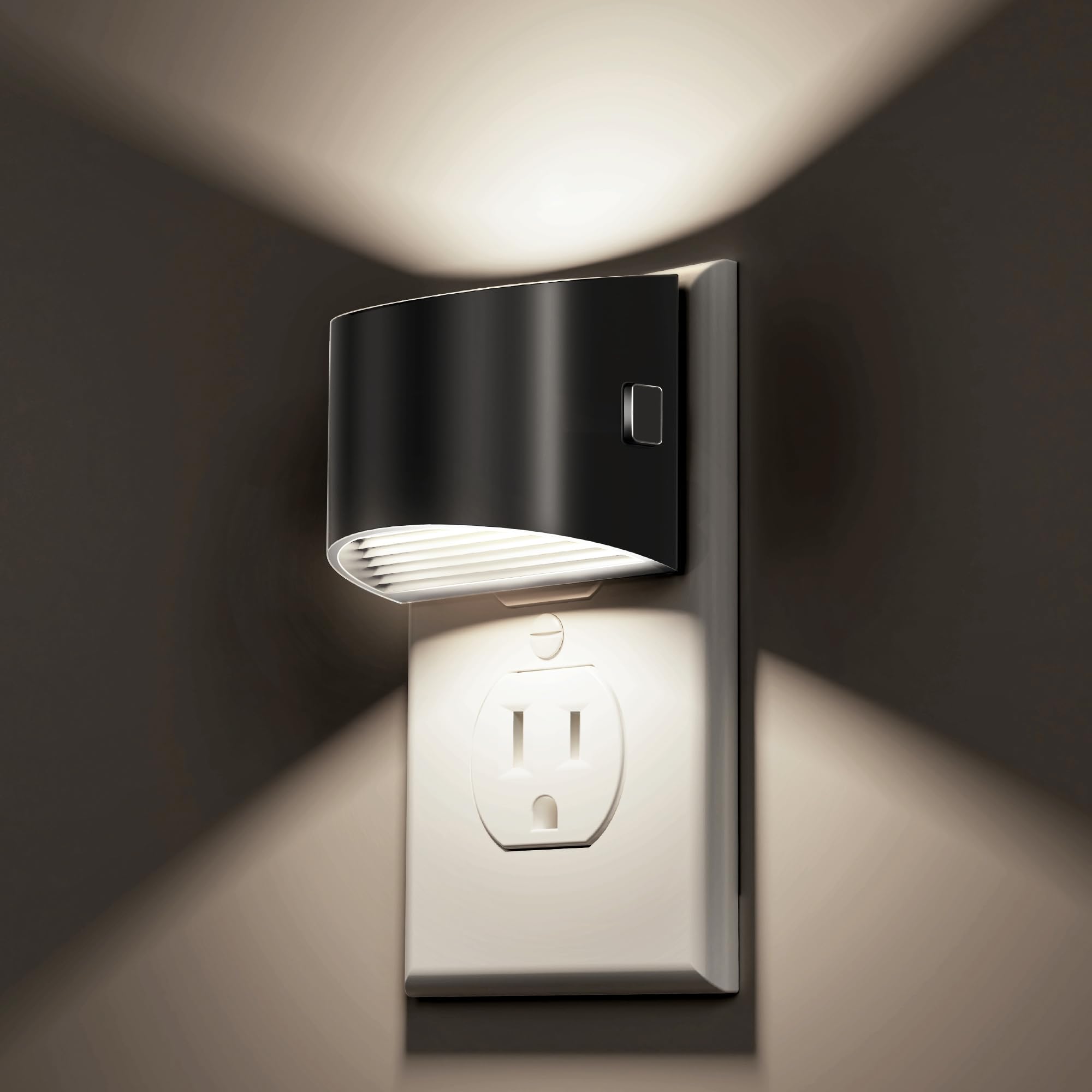 Night Lights Plug into Wall 2 Pack, L LOHAS LED Nightlight with Dusk to ...