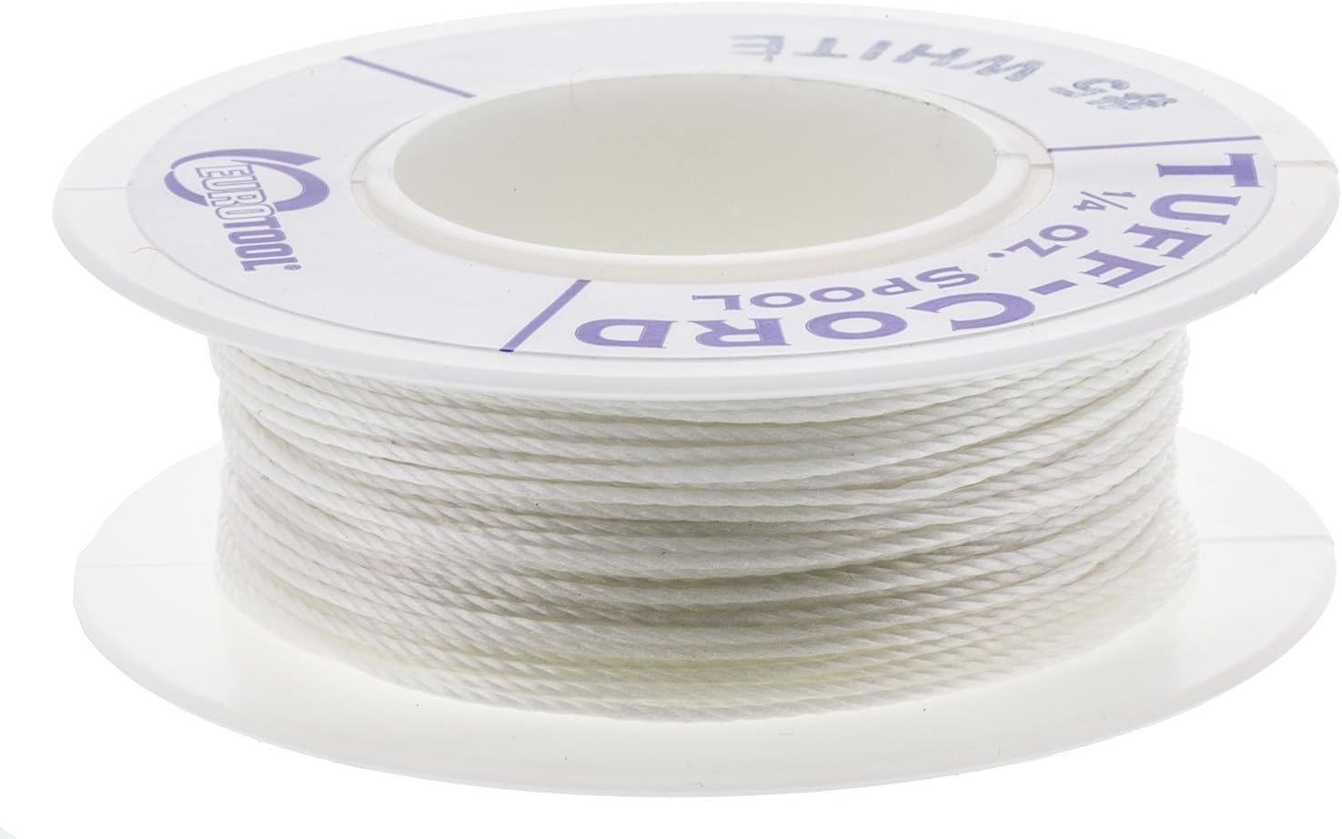 Amazon.com: Tuff-Cord Beading Cord, White, Size 5, 33 Yards | BDC-501.05