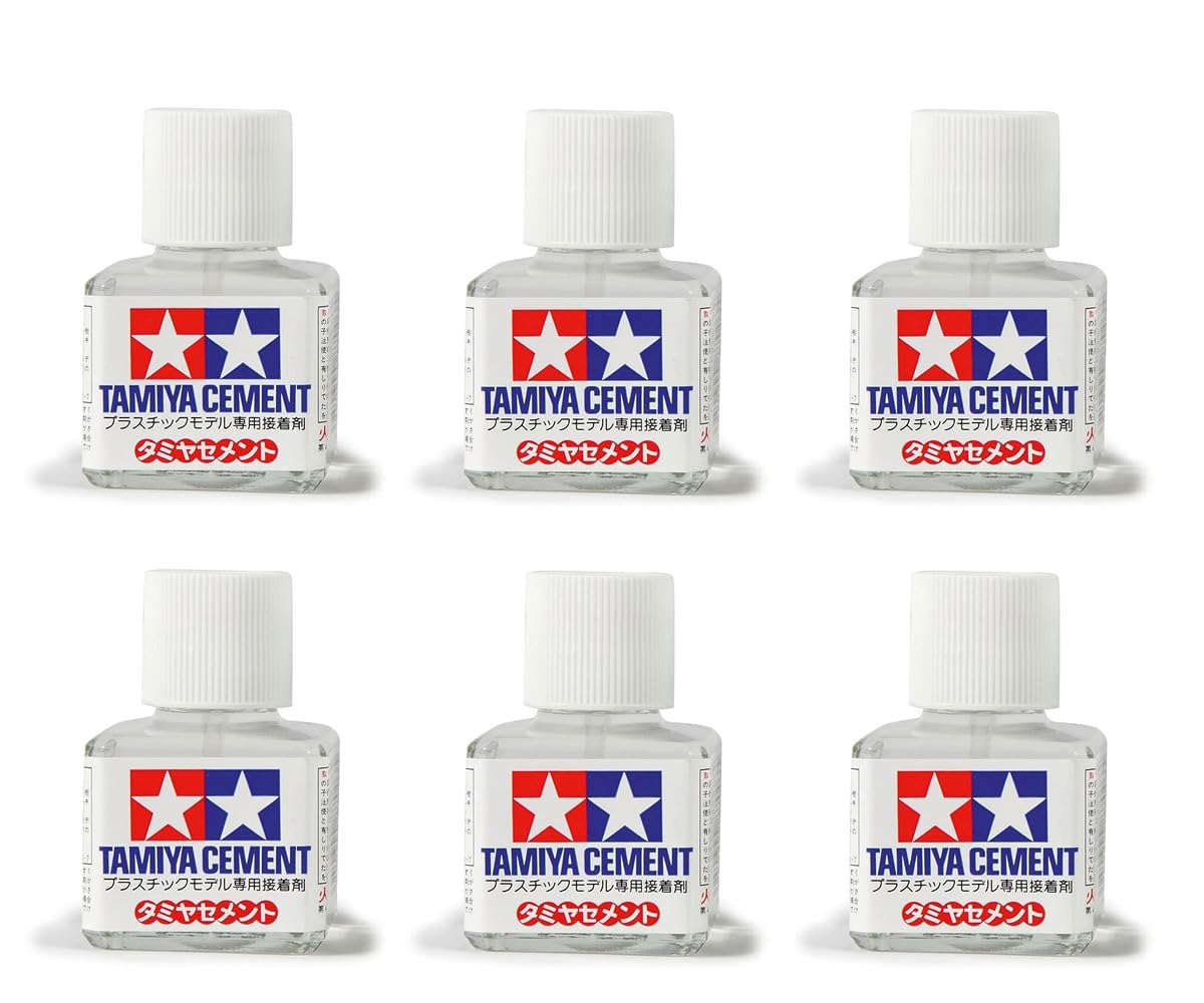 TAMIYA 87003 Liquid Cement Glue Plastic Hobby Adhesive 40ml SIX PACK ...