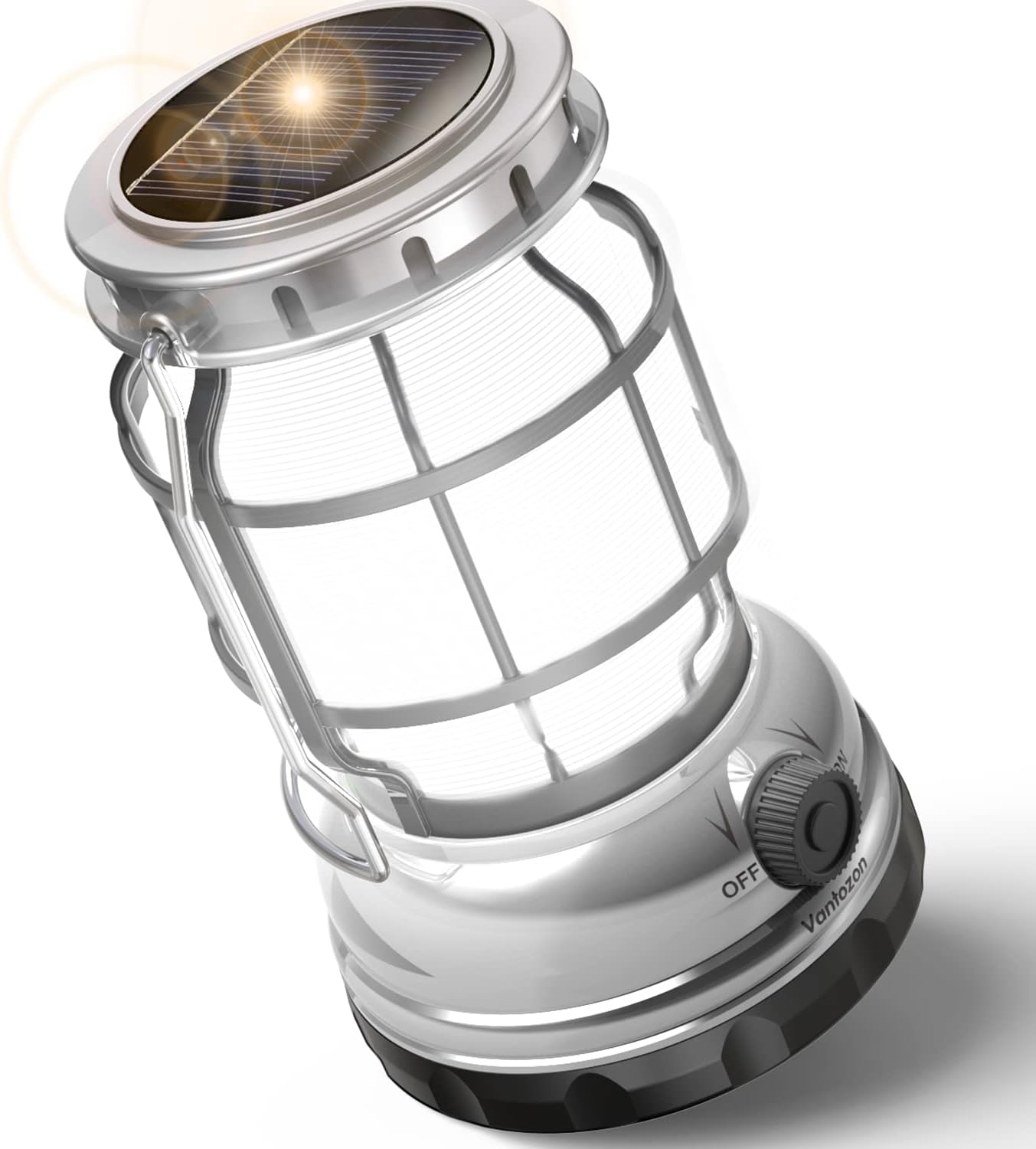 Amazon.co.jp: Azamar LED ランタン USB充電式 ソーラー充電 高輝度 1000ルーメン モバイルバッテリー機能付き ...