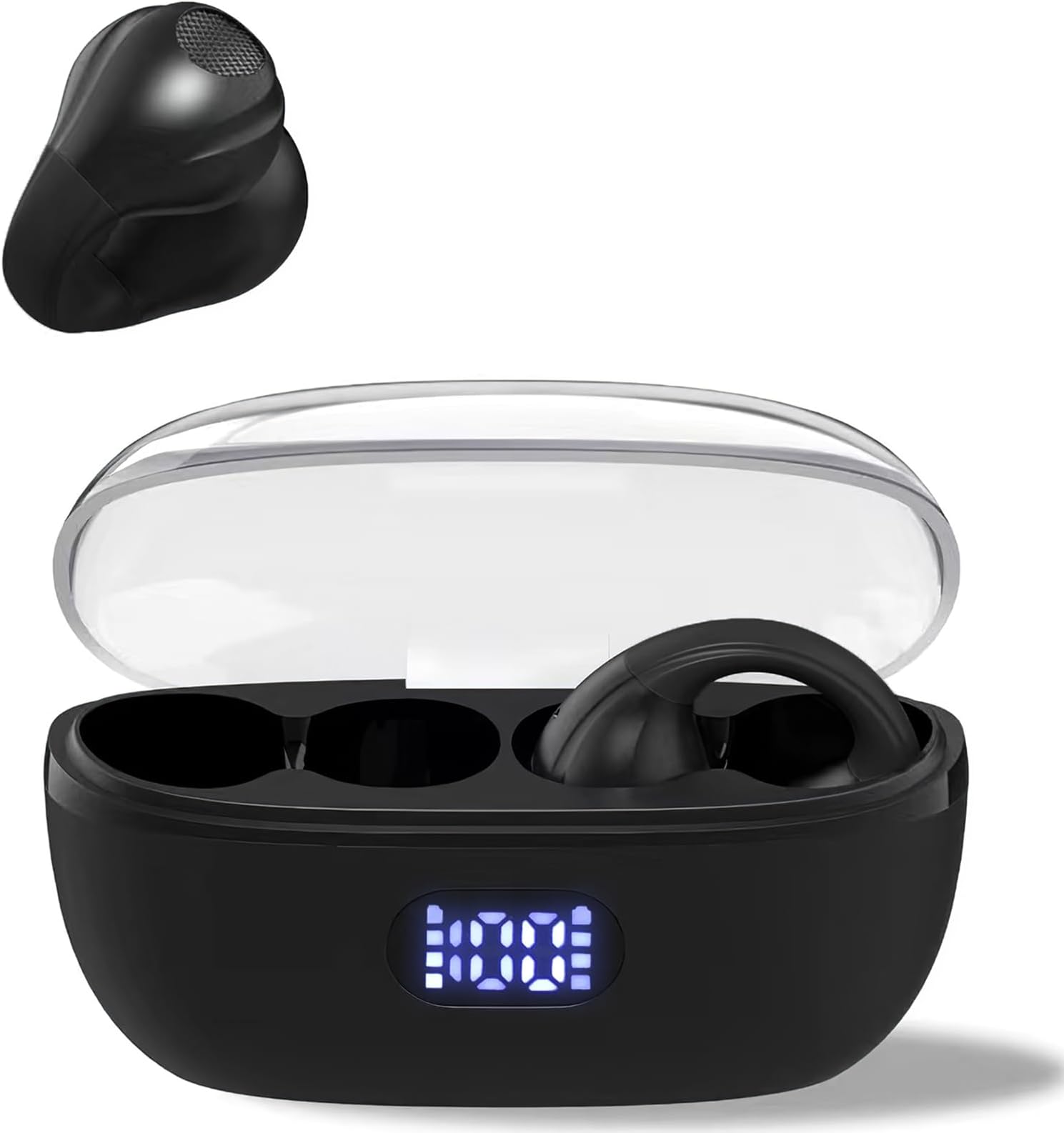 Amazon.com: Wireless Ear-Clip Headphones for Android iPhone with Bone ...