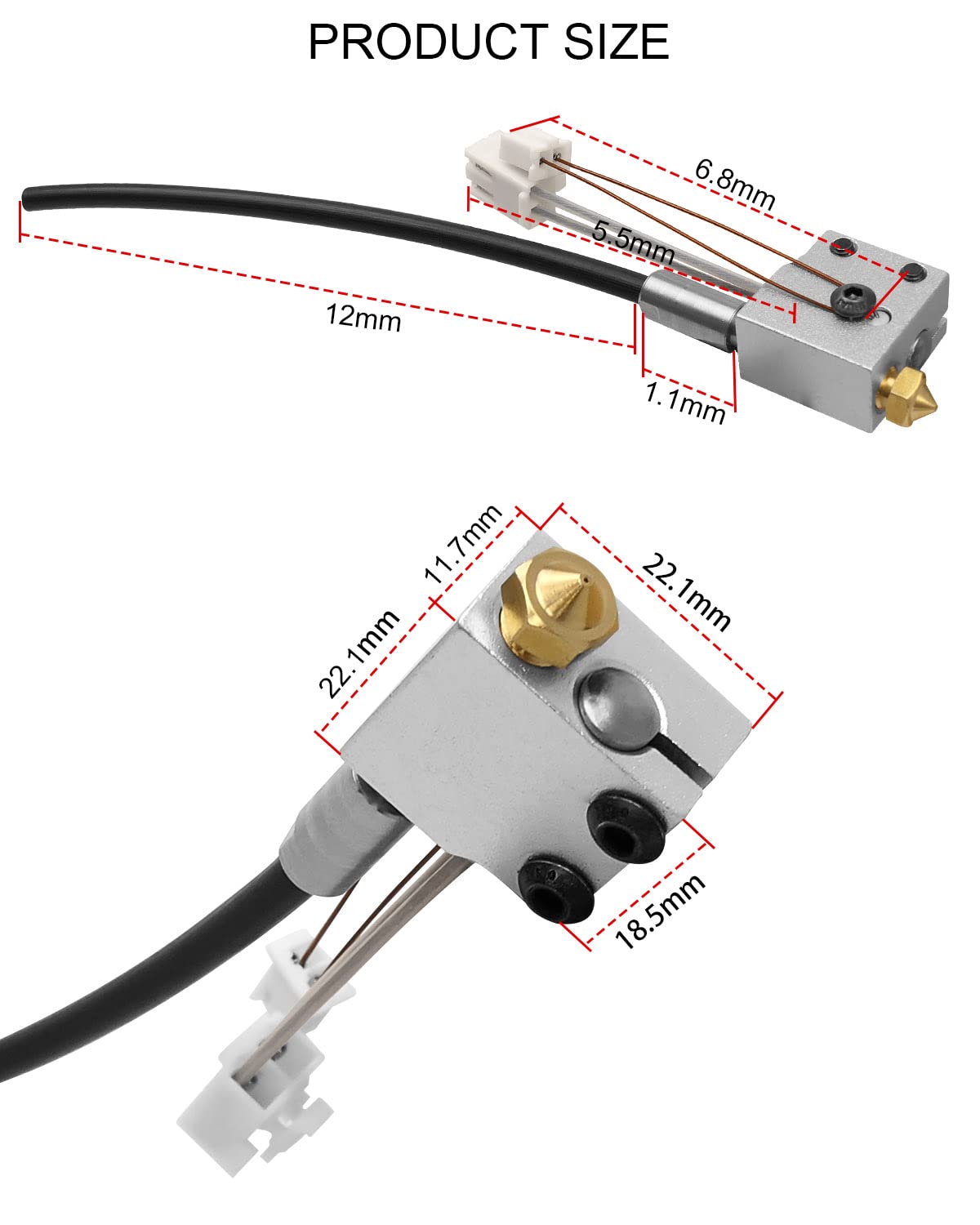 Snapklik.com : 3D Printer Extruder Kit Fit For Artillery Sidewinder X1 ...