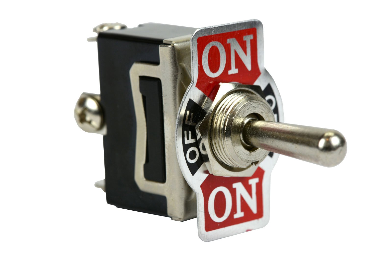 13 Sentinels Switch SWITCH DE PALANCA 4 PATAS SPST 2 VIAS ON-OFF 15A ...