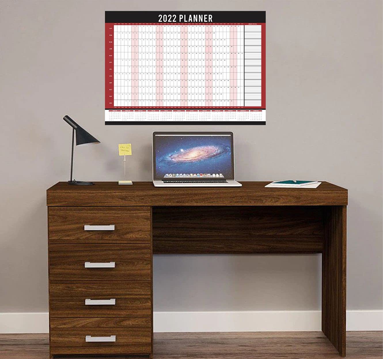 Buy 2022 Wall Planner A1 Size Year Calendar Organiser Runs Jan To Dec ...