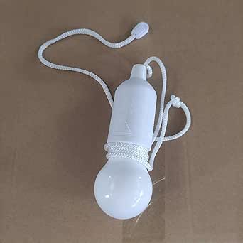 Meokro Portable LED Pull String Light Bulb for Outdoor Camping and Home ...