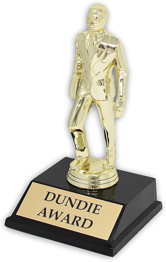 Amazon.com: Alpha Awards Dundie Award Trophy For The Office : Office ...