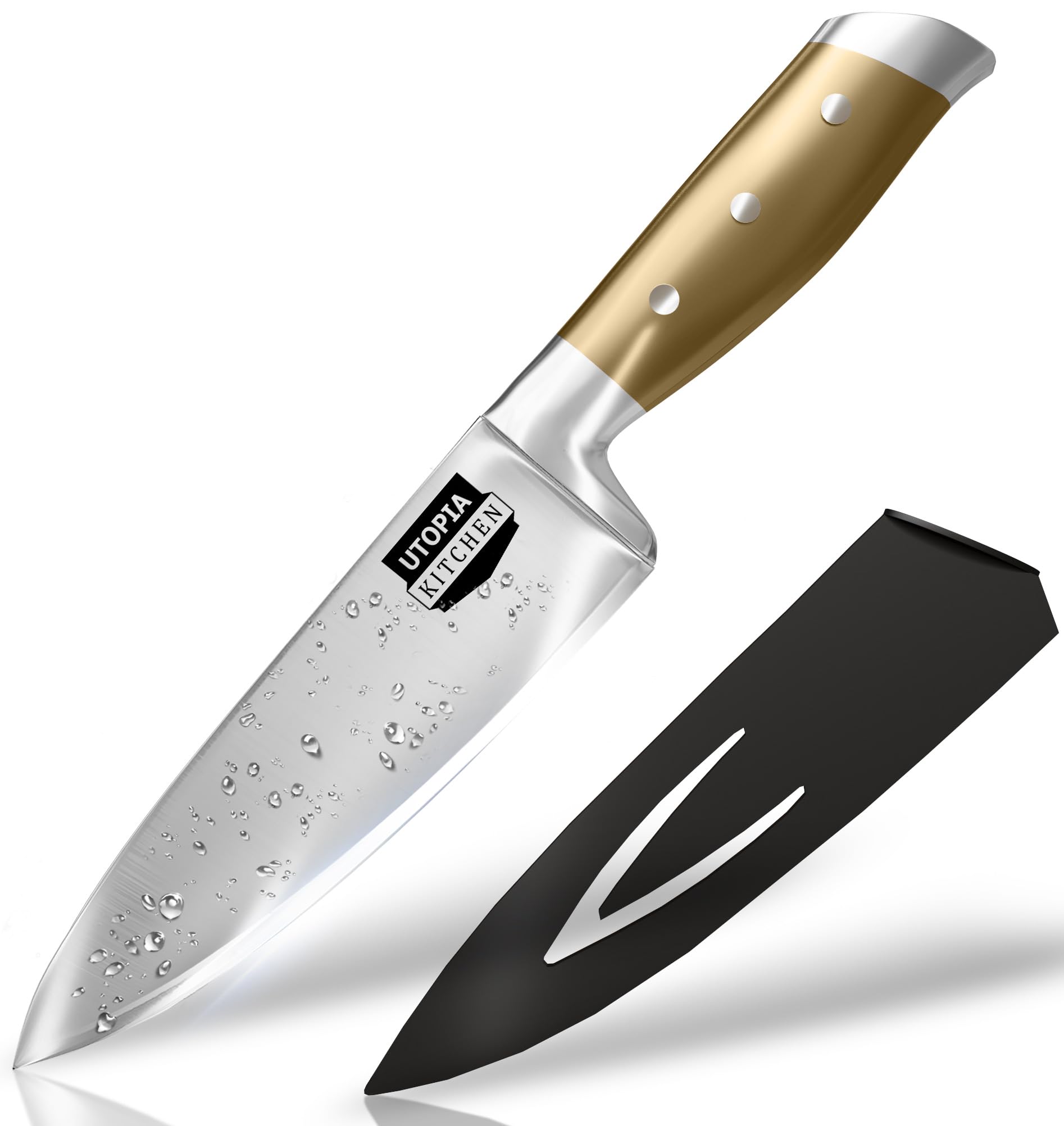 Snapklik.com : Utopia Kitchen 5 Inch Chef Knife Carbon Stainless Steel