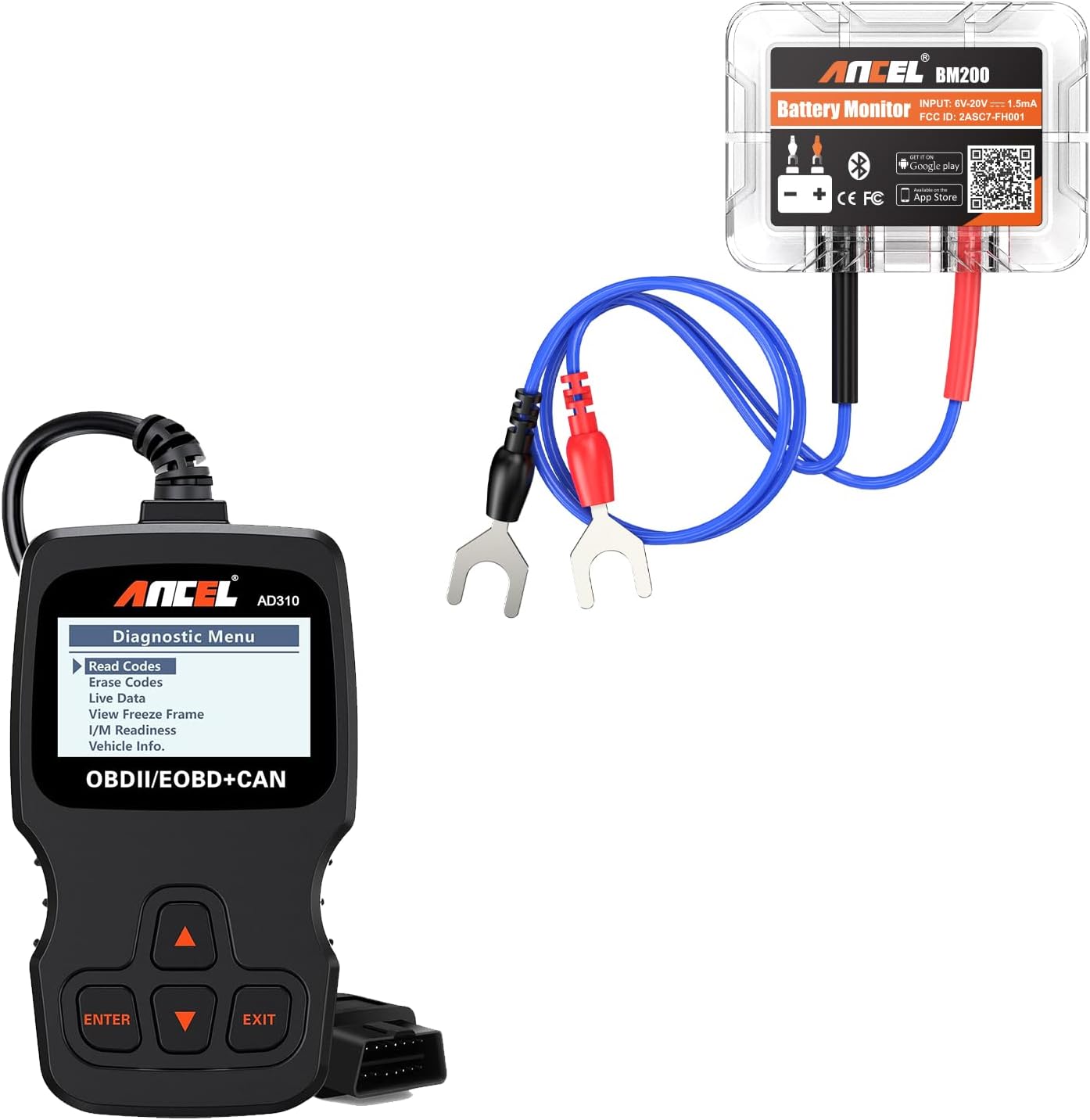 Amazon.com: ANCEL AD310 Classic Enhanced Universal OBD II Scanner Car ...