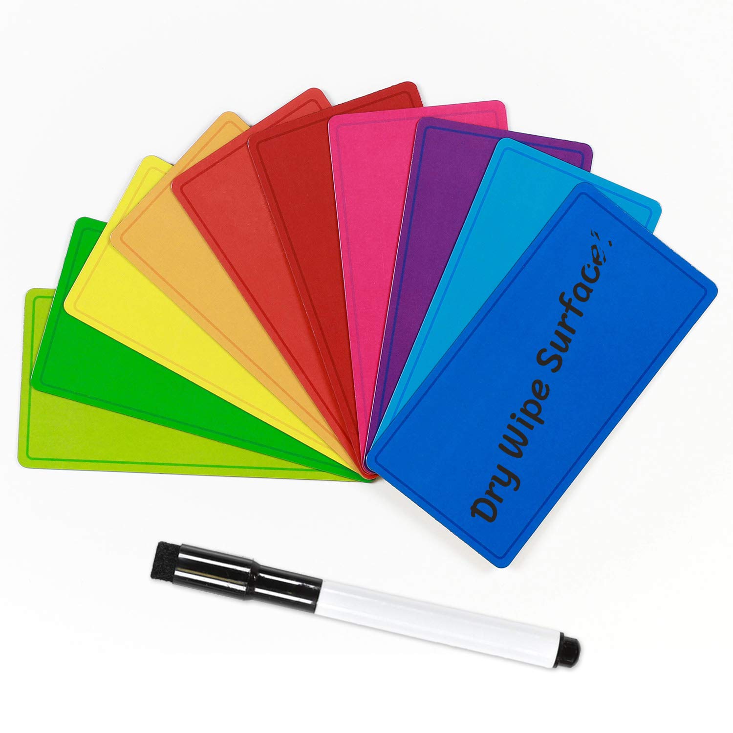 Buy The Magnet Shop - Magnetic Dry Wipe Labels Solid Colour. Flexible ...