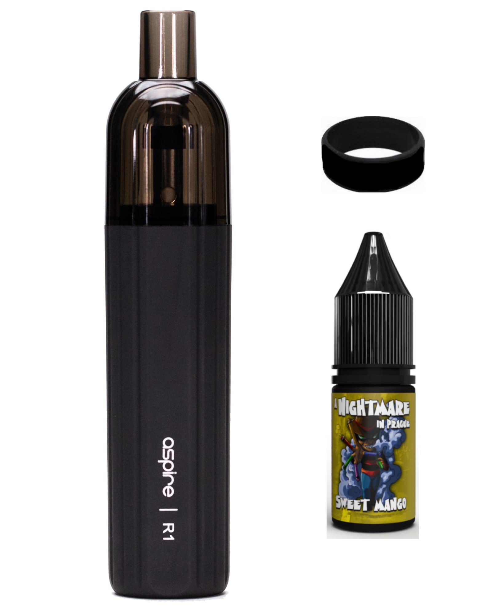 Buy Global Rankings Aspire One Up R1 Kit Black Rechargeable Disposable ...