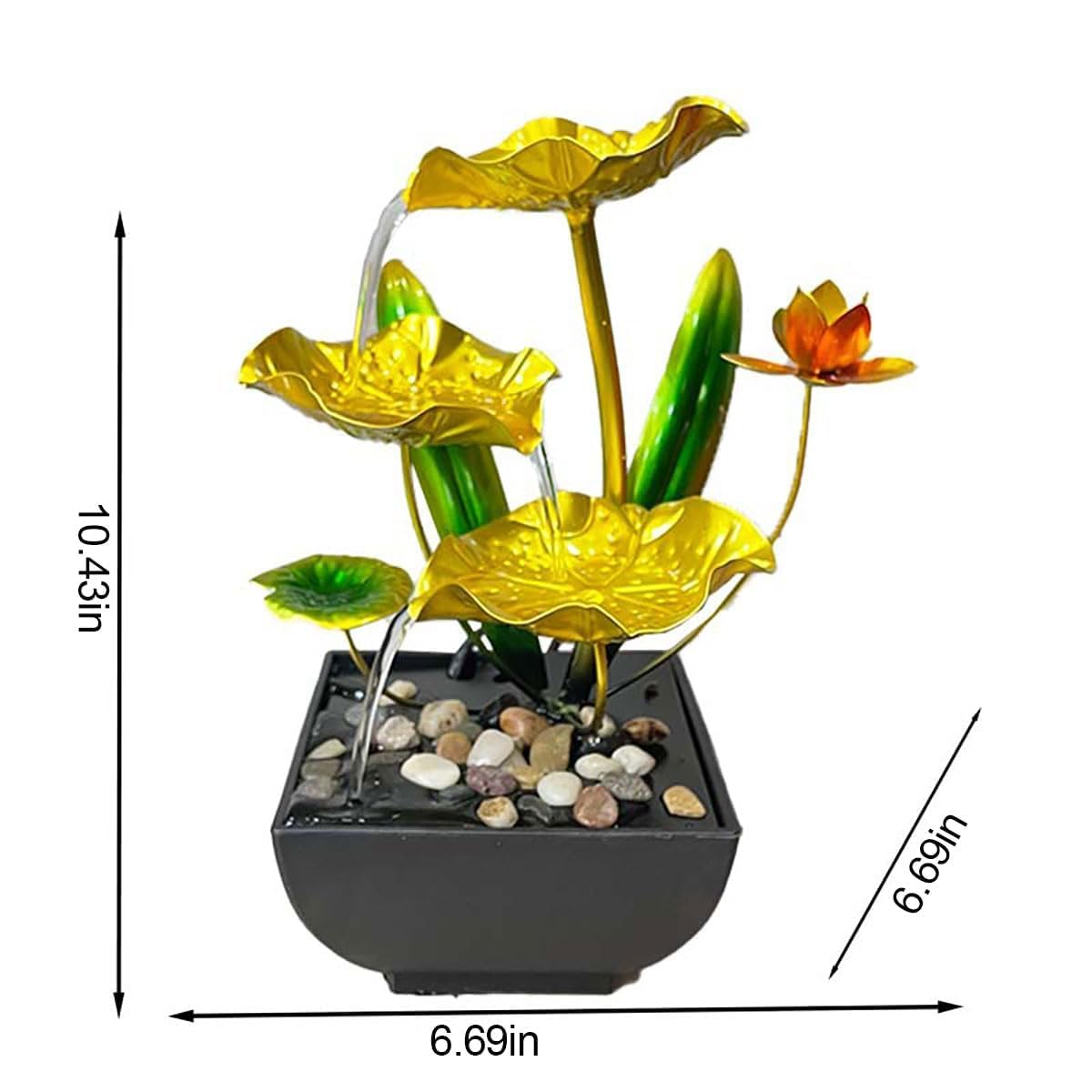 Snapklik.com : Desk Water Fountain Indoor Tabletop Mini Waterfall 3 ...