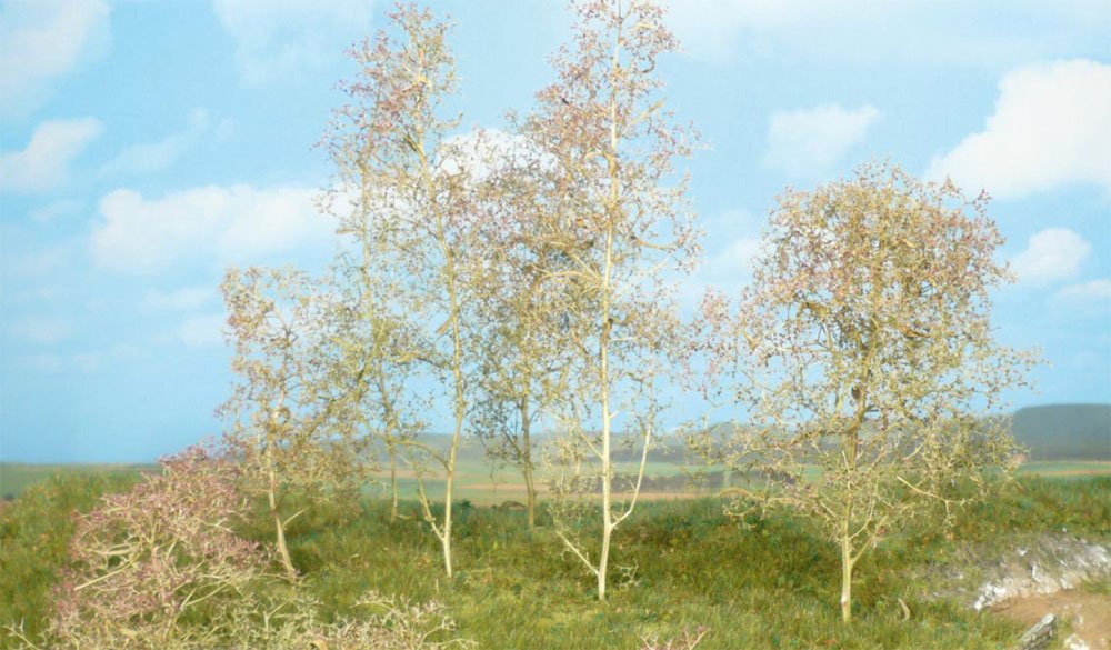 Heki 1370 Natural Fibre Trees 35 Pieces, Multicolour : Amazon.co.uk ...