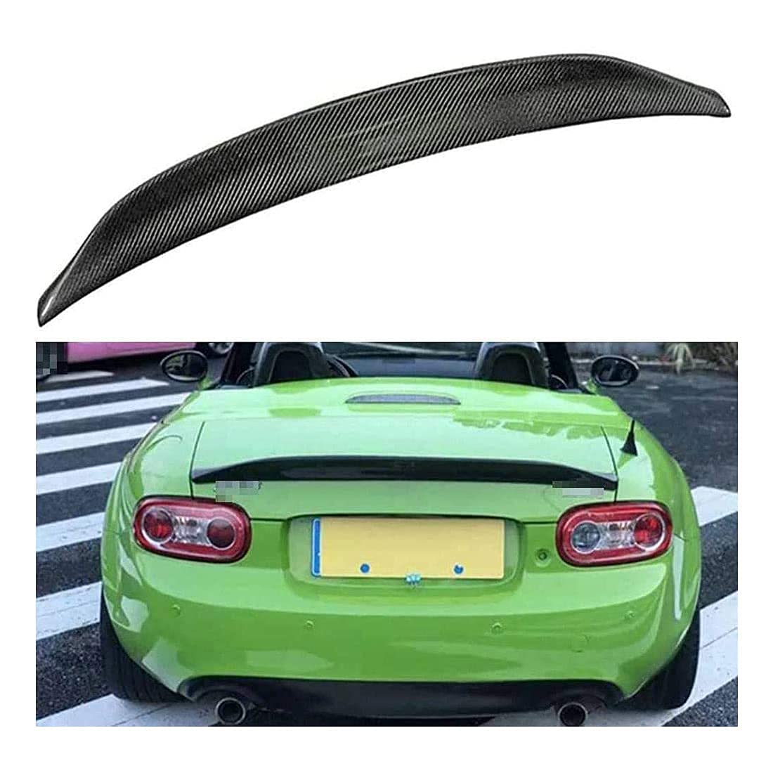 Zxcnb Abs Car Rear Spoiler For Mazda Mx5 Nd Miata | Desertcart GB