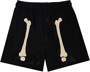 DIOTSR Mens Skyline Graphic Shorts Casual Streetwear Cool Basketball ...