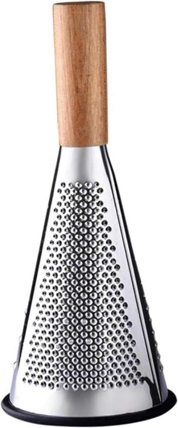 Amazon.com: Stainless Steel Cheese Grater - Cone 3 Sided | Three Sides ...