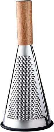 Amazon.com: Stainless Steel Cheese Grater - Cone 3 Sided | Three Sides ...
