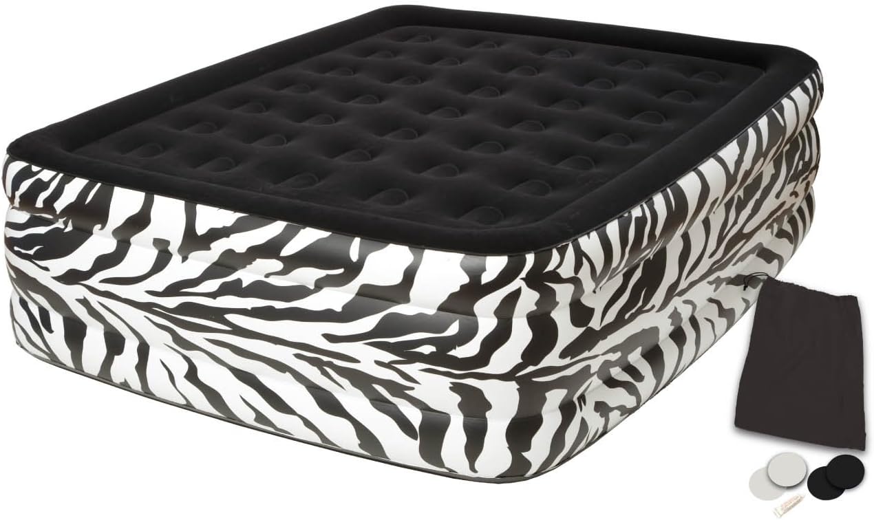 Amazon.com: Pure Comfort Waterproof Flock Top Zebra Bed : Home & Kitchen