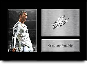 HWC Trading Cristiano Ronaldo Real Madrid Gifts Printed Signed ...