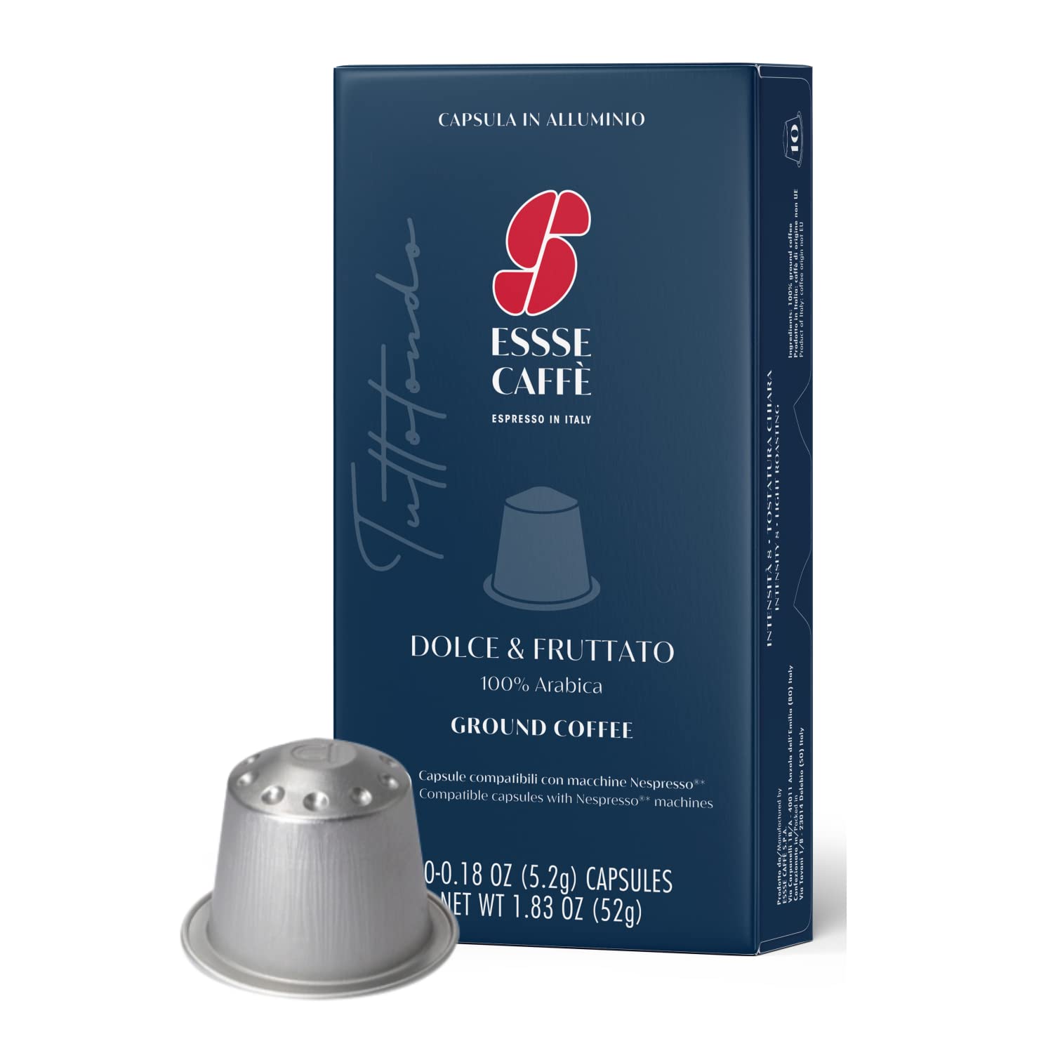 Amazon.com : Essse Caffe Italian Espresso Aluminum Capsules ...