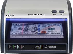 AccuBANKER Cash and Card Counterfeit Bill Detector, Money Checker with ...