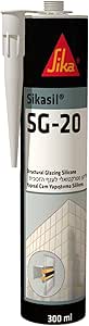 Sika SG-20 Sikasil SG 20 Adhesivo de silicona estructural de alta resistencia, negro, 300 ml ...