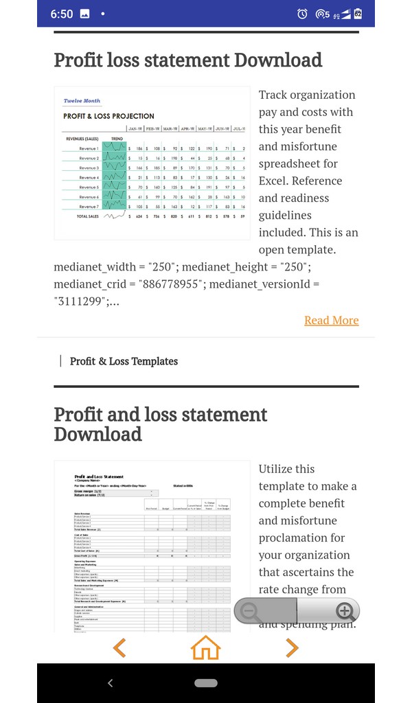 Income Statement Templates - App on Amazon Appstore