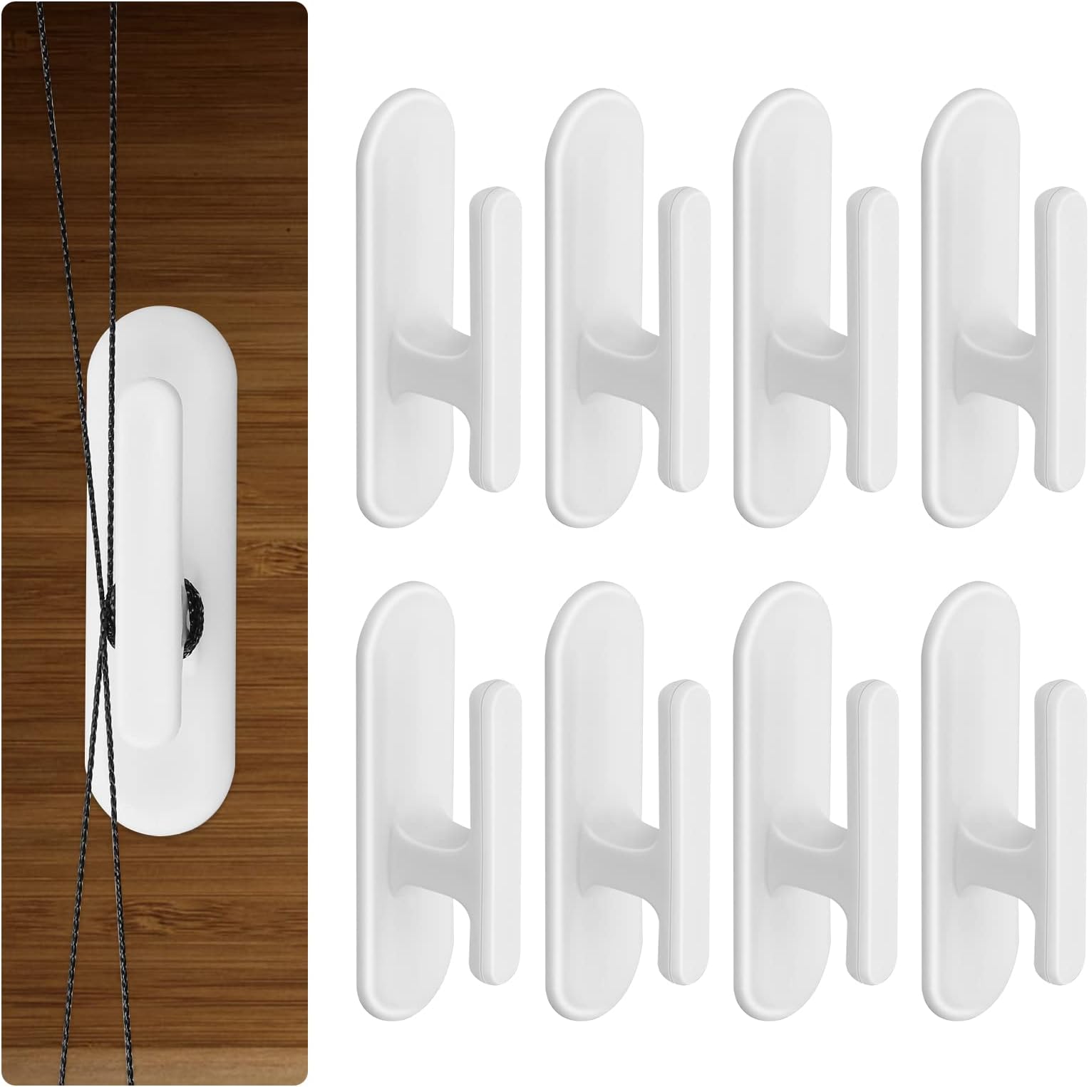 Amazon.com: 12-Pack Blind Cord Holders - Twisters, Hooks, and Cleats ...
