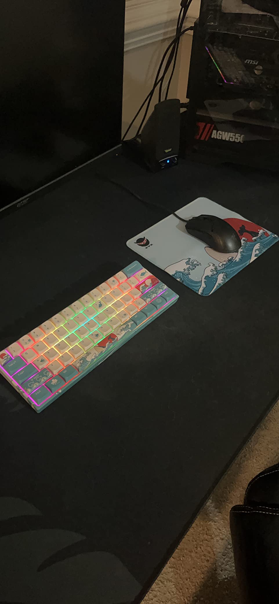 $13/mo - Finance HITIME XVX M61 60% Mechanical Keyboard Wireless, Ultra ...