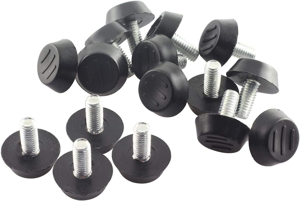 Amazon.com: PSCCO 16pcs Furniture Leveler Adjustable Leveling Glide Leg ...