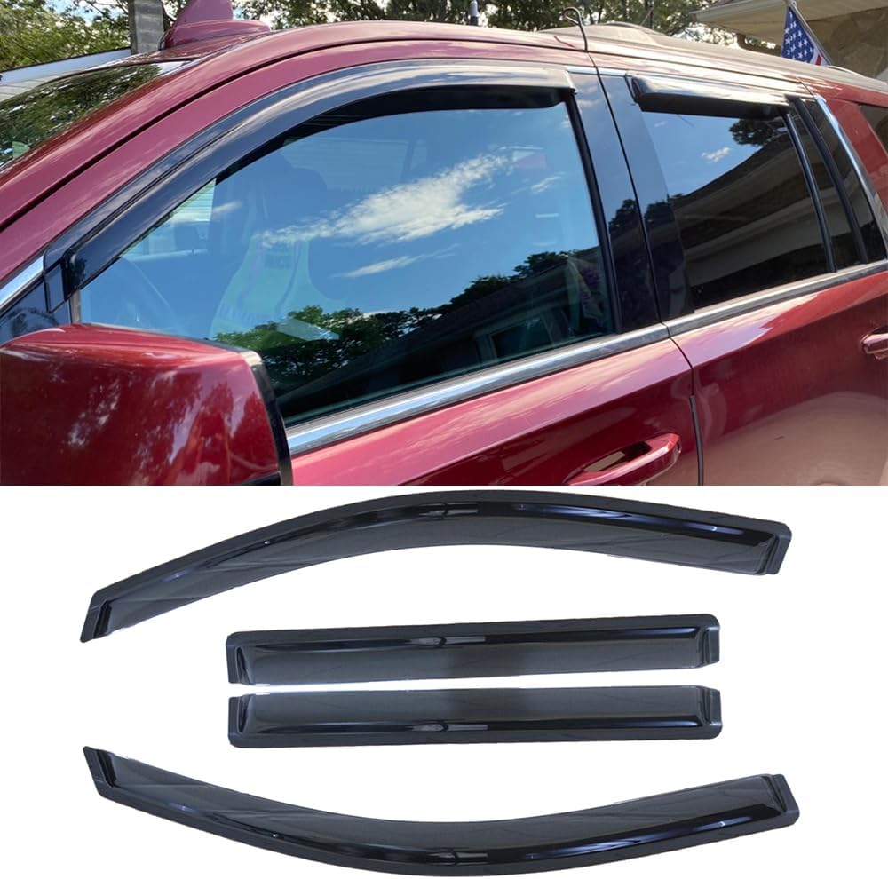 Amazon.com: STARTSHIP 94531 Side Window Visors Wind Vent Deflector,4pcs ...